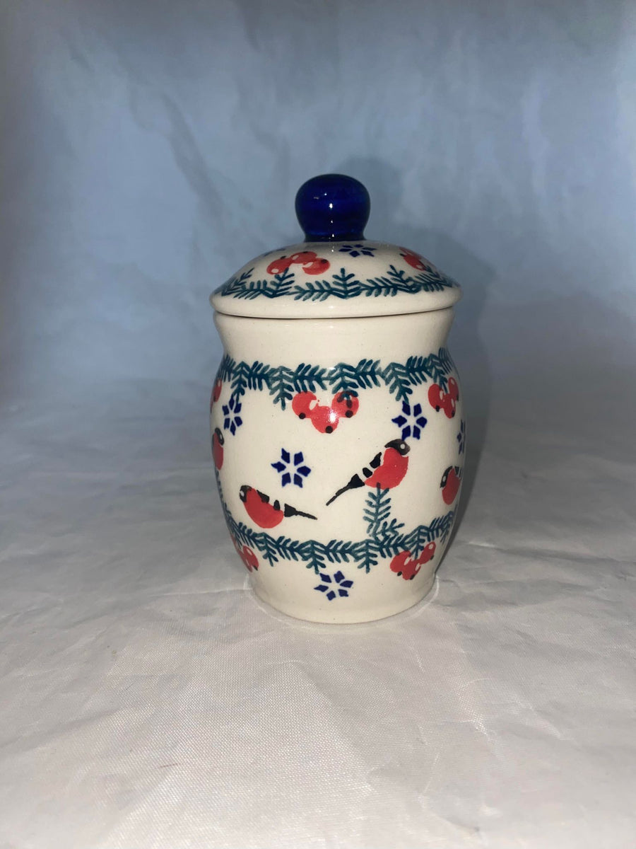 Red Cardinal .25L Canister - Shape P-095 - Pattern Red Cardinal ...