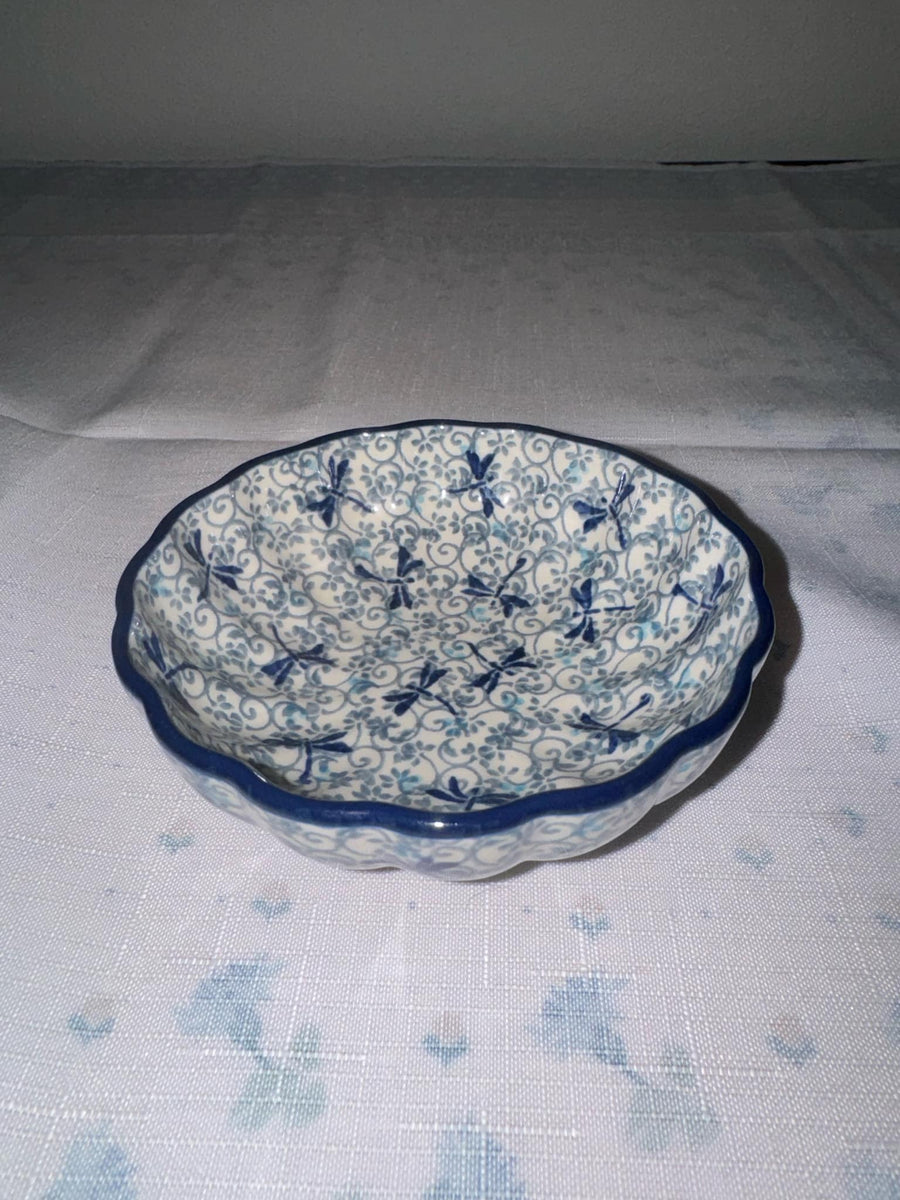 Hidden Dragonfly Sm. Scalloped Bowl - Shape 023 - Pattern Hidden Drago ...