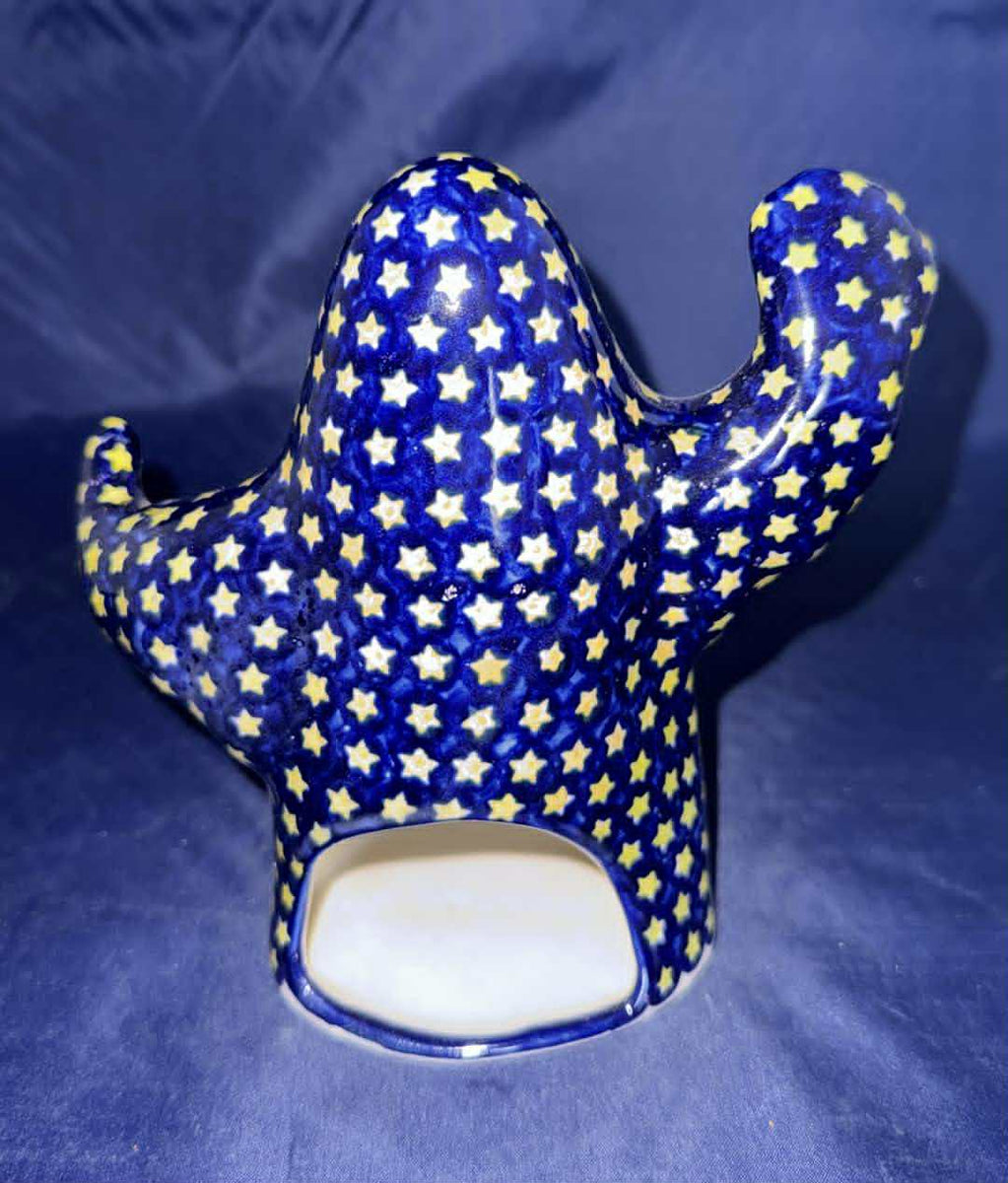 Ceramika Zebra Yellow Stars Large Luminary Ghost – Polish Pottery Pantry