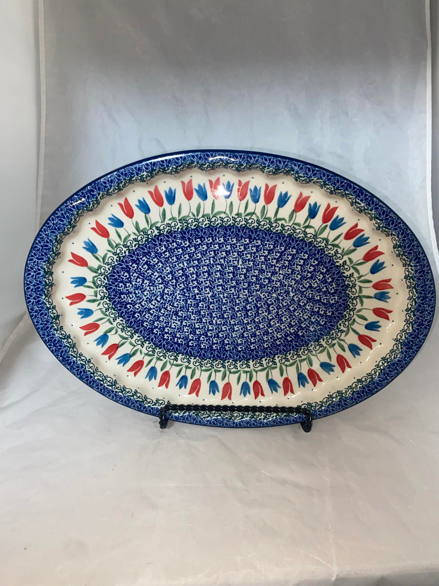 Colorful Tulip Oval Platter - Shape 614 - Pattern Colorful Tulip ...