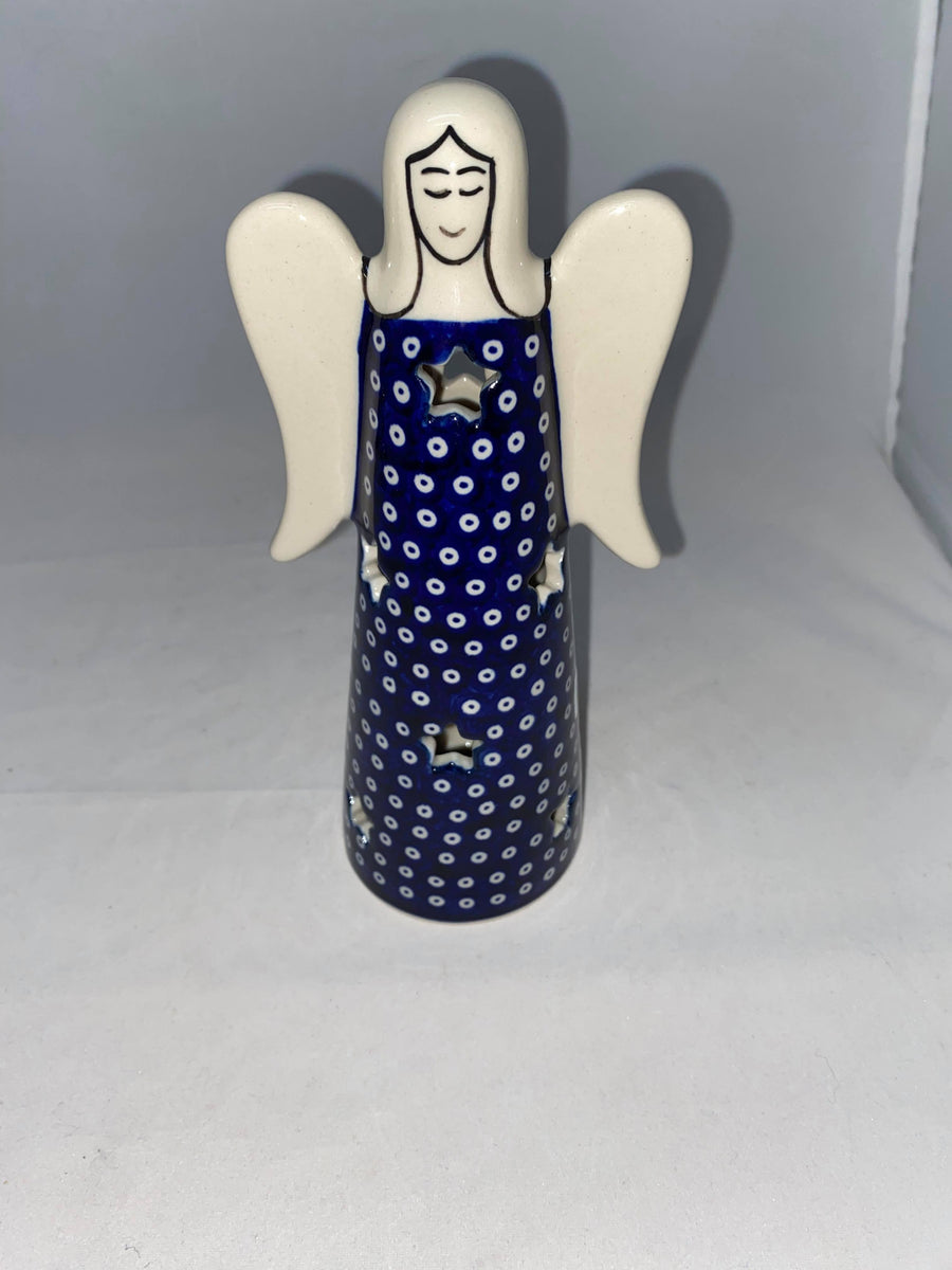 Blue Elegance Angel Luminary - Shape L-035 - Pattern Blue Elegance (70 ...