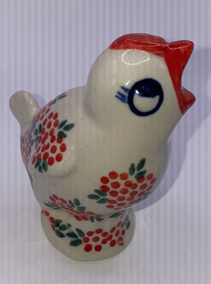 Red Berry Bird Figurine – Polish Pottery Pantry